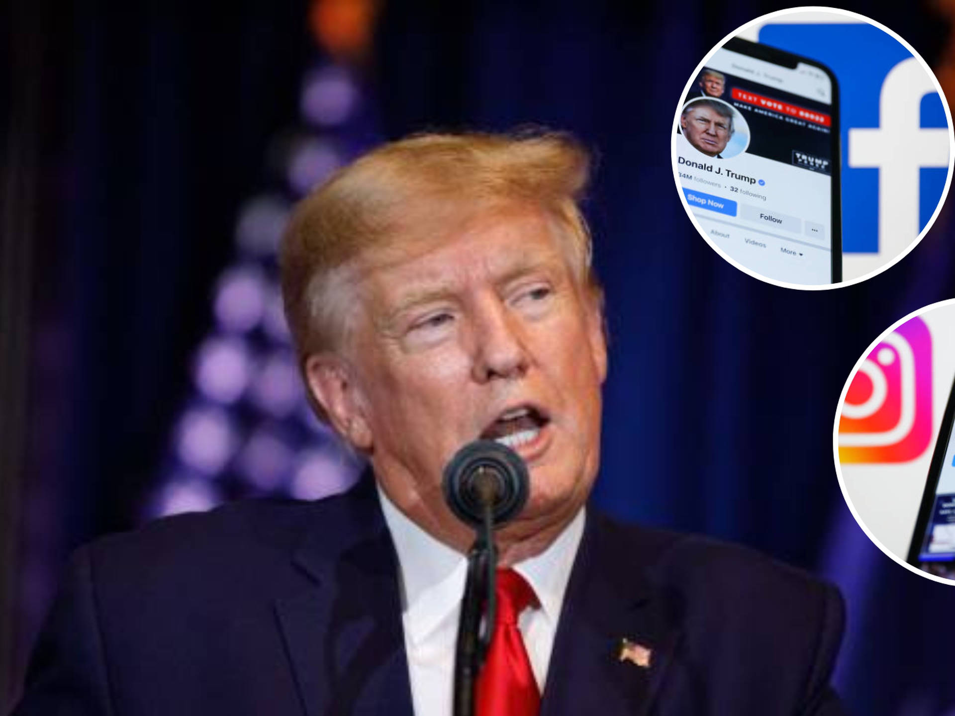 Donald Trump’s Facebook And Instagram Pages Restored After Two Years ...