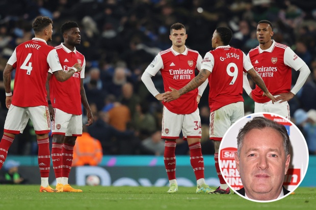 Piers Morgan Tears into ‘Hopeless’ Arsenal for ‘Choking’ at Manchester ...