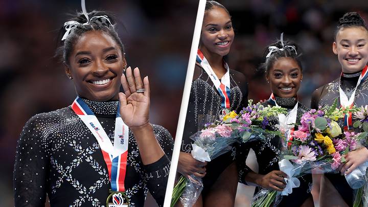 Simone Biles Makes History After Winning 8th All-Around Titles at U.S ...
