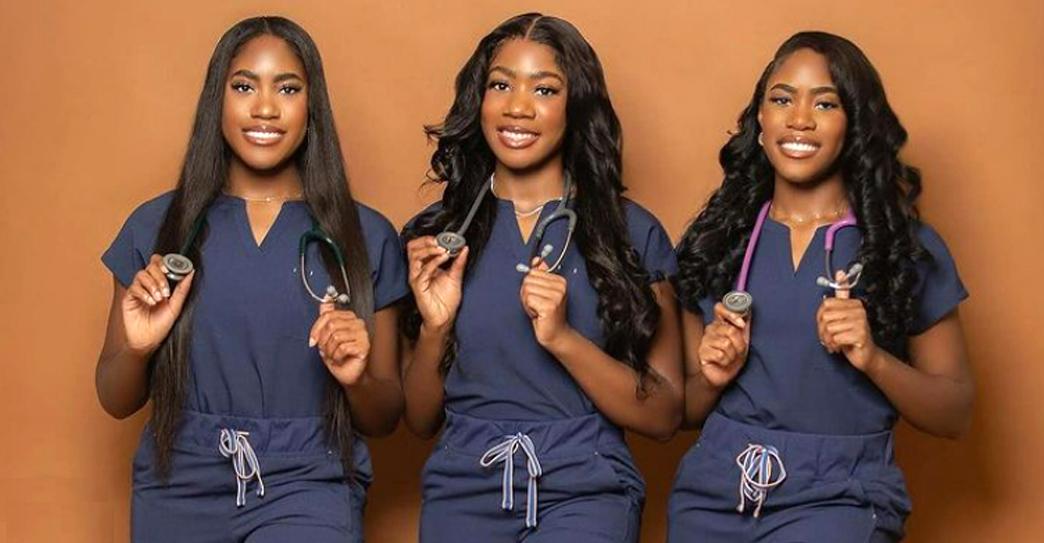 Black Triplet Sisters Make History, Graduate Together With Nursing ...