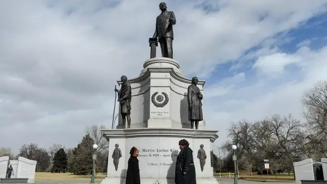 Martin Luther King Jr. Statue in Denver Vandalized During Black History ...