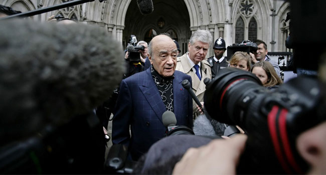UK Prosecutors Twice Received Al-Fayed S*x Abuse Evidence | HowAfrica ...